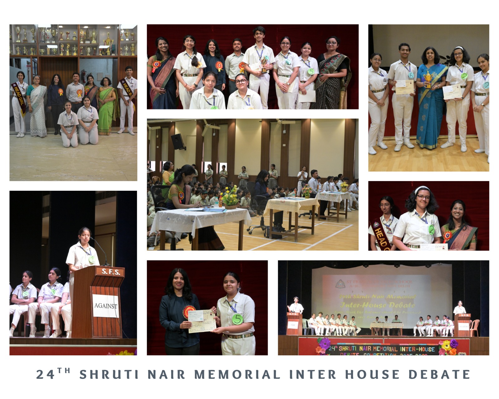24th SHRUTI NAIR MEMORIAL INTER DEBATE – St. Francis de Sales Sr. Sec ...